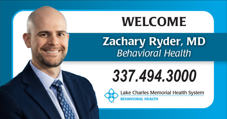 Zachary Ryder, MD | Lake Charles Memorial Health System